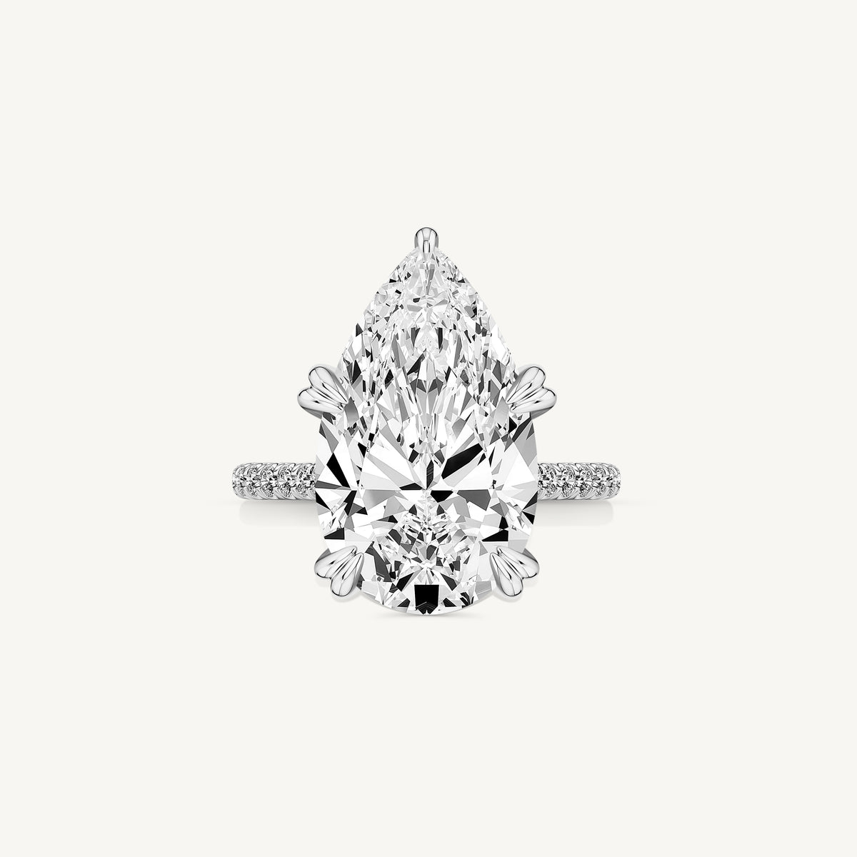 Pear Double Claw Engagement Ring – Alder Fine Jewellery